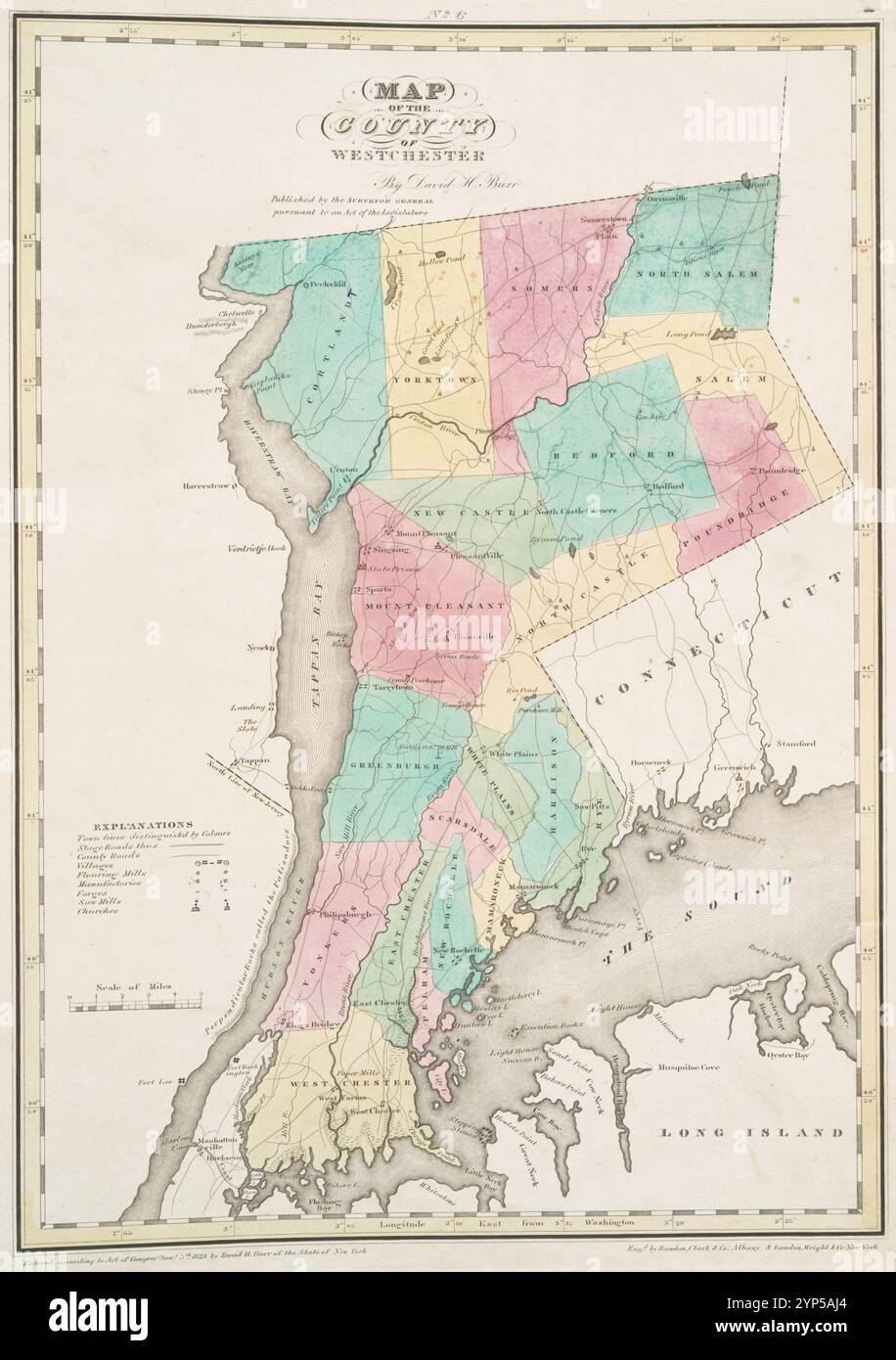 Bronx county map hi-res stock photography and images - Alamy