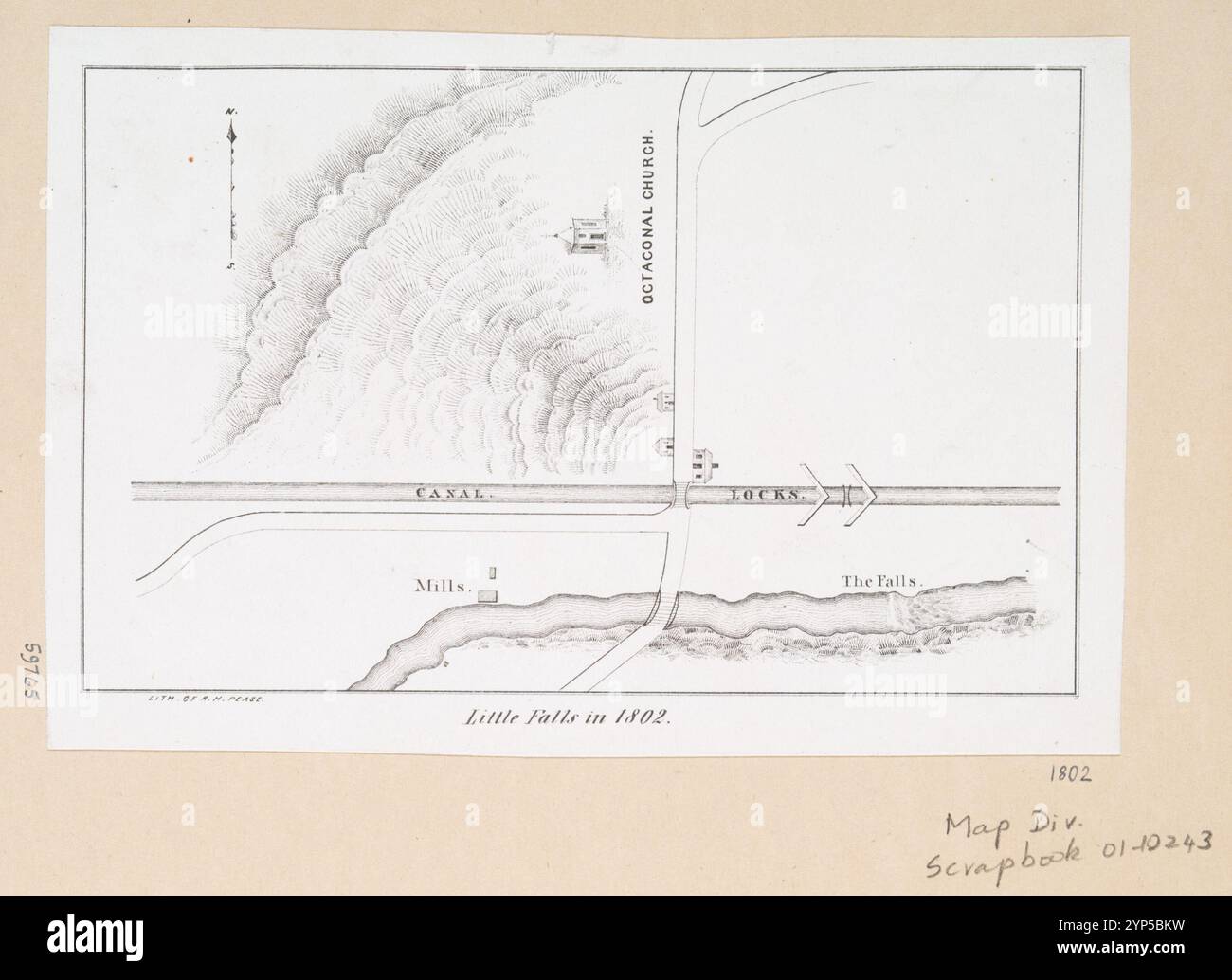 Map of little falls hi-res stock photography and images - Alamy