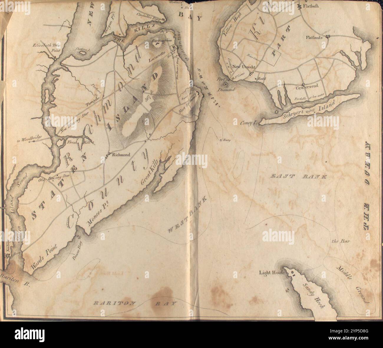 1820 map united states hi-res stock photography and images - Alamy