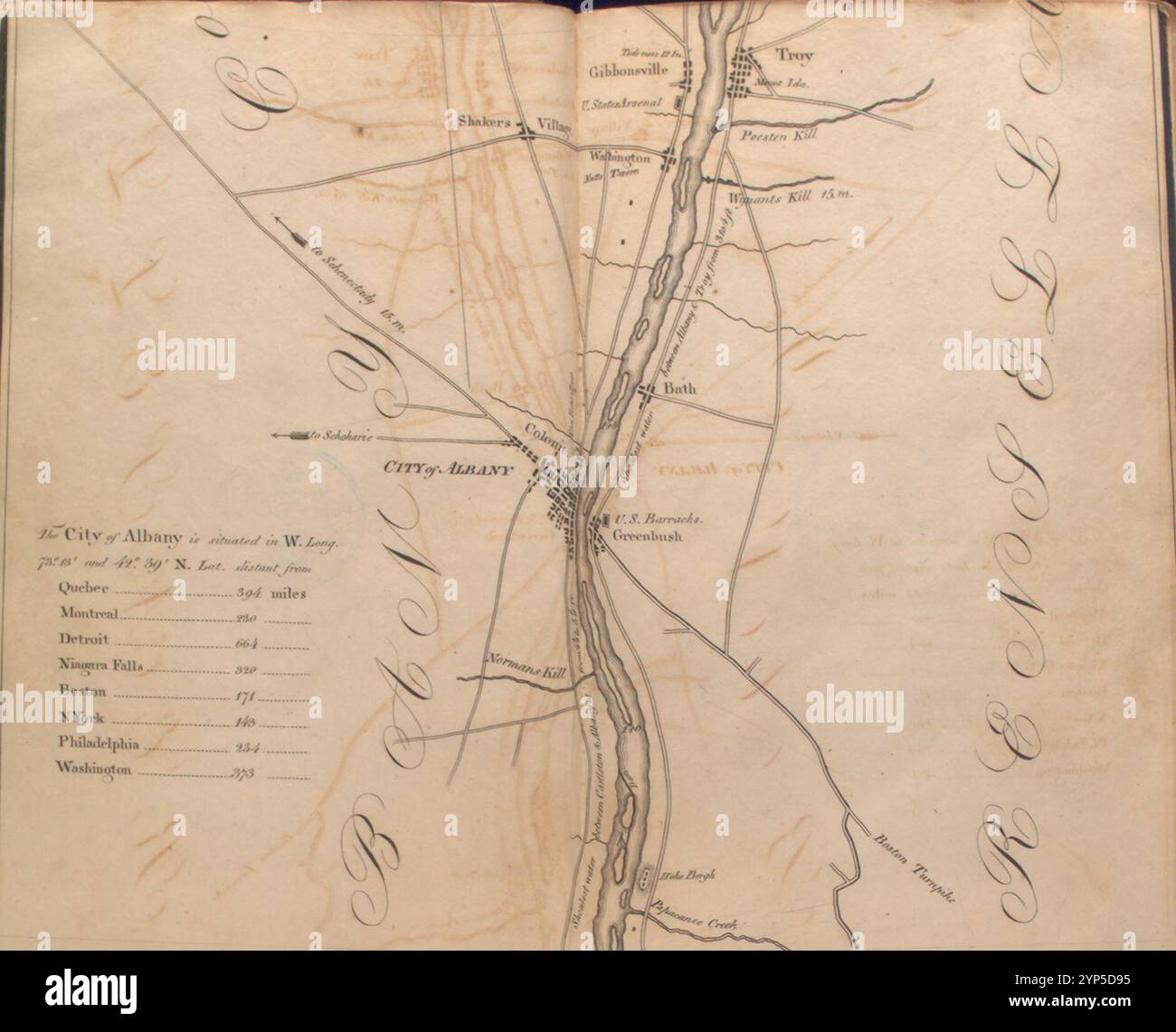 1820 map united states hi-res stock photography and images - Alamy