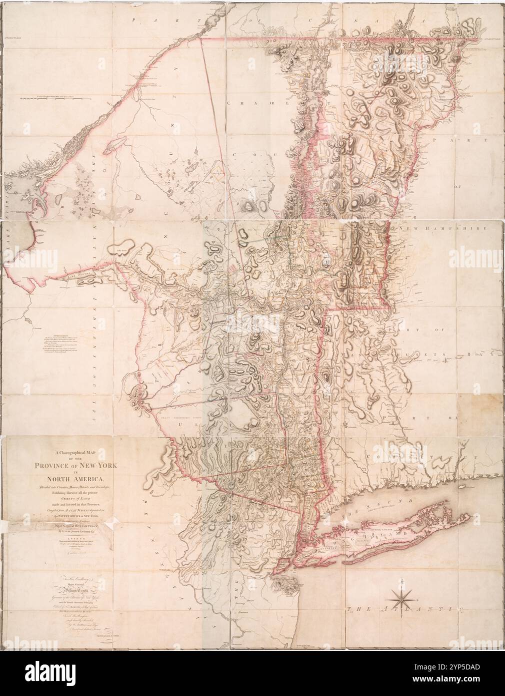 A chorographical map of the province of New-York in North America ...