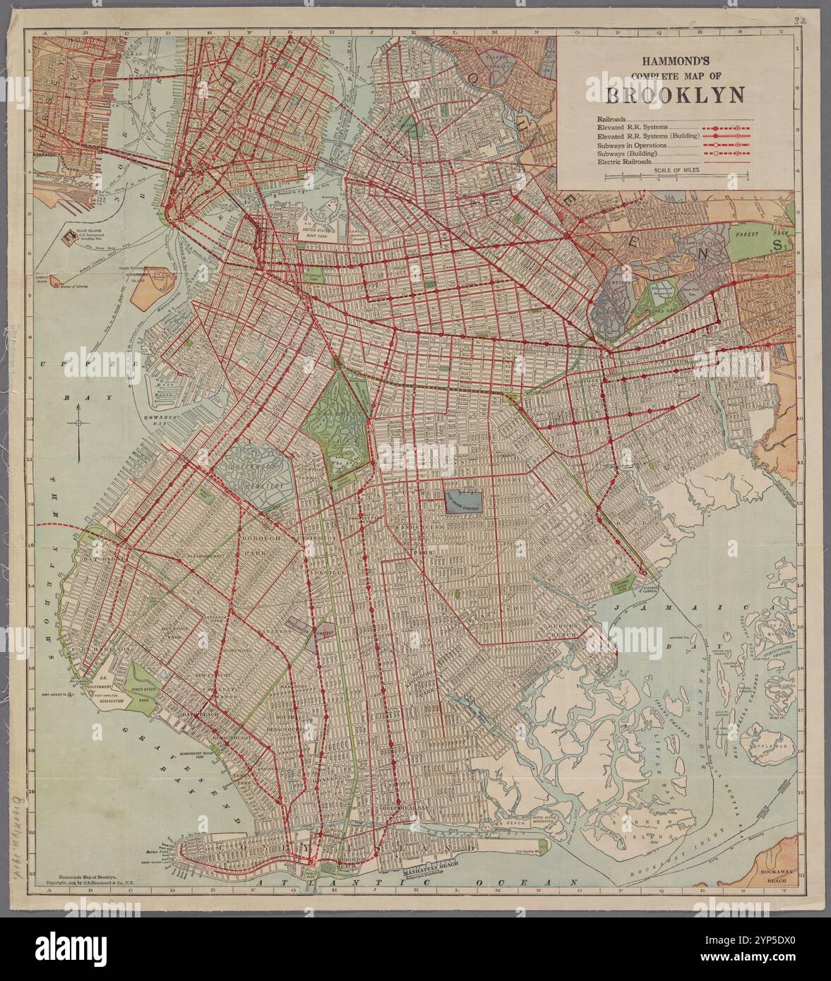 Hammonds complete map hi-res stock photography and images - Alamy