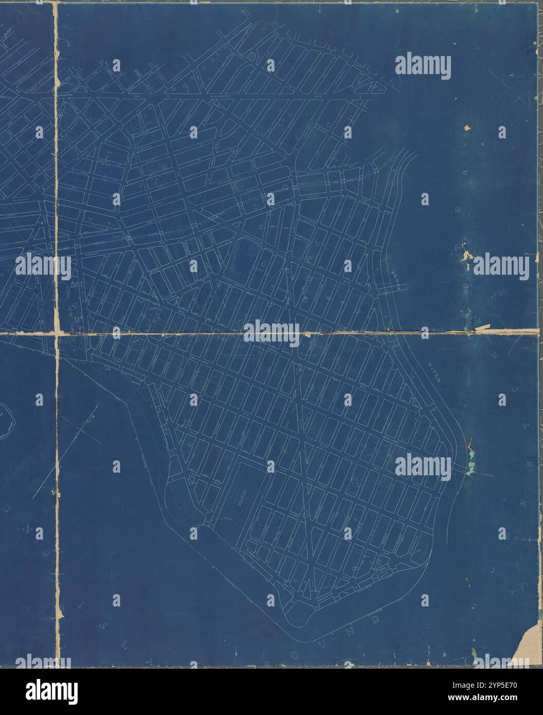 Map or plan showing the street system in that part of the 23rd ward of ...