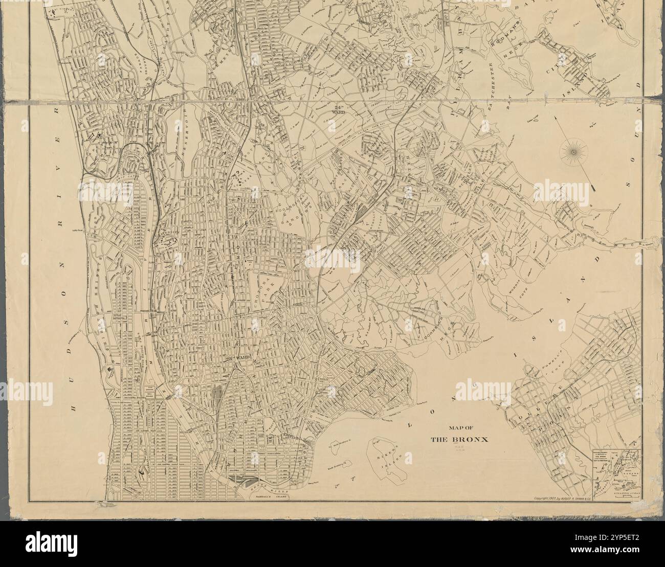 New rochelle map hi-res stock photography and images - Alamy