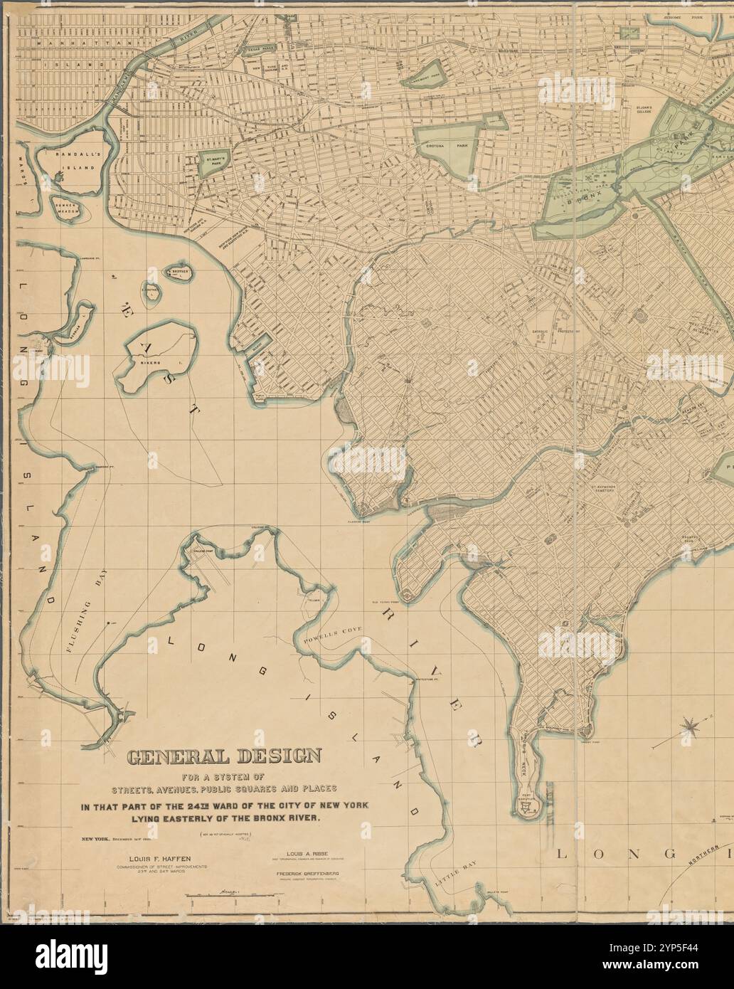 General design for a system of streets, avenues, public squares, and ...