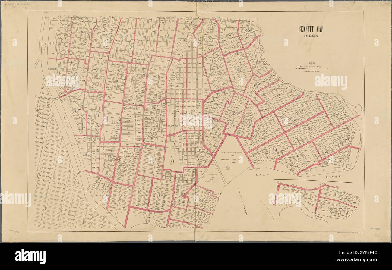 [Plat maps of southwestern part of the Borough of the Bronx] Stock ...