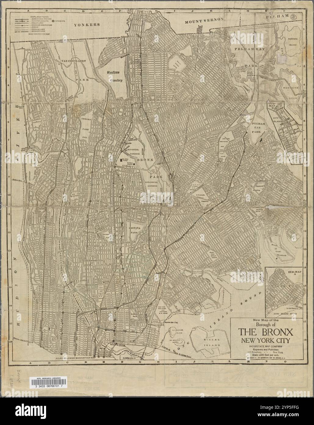 New york map borough hi-res stock photography and images - Alamy