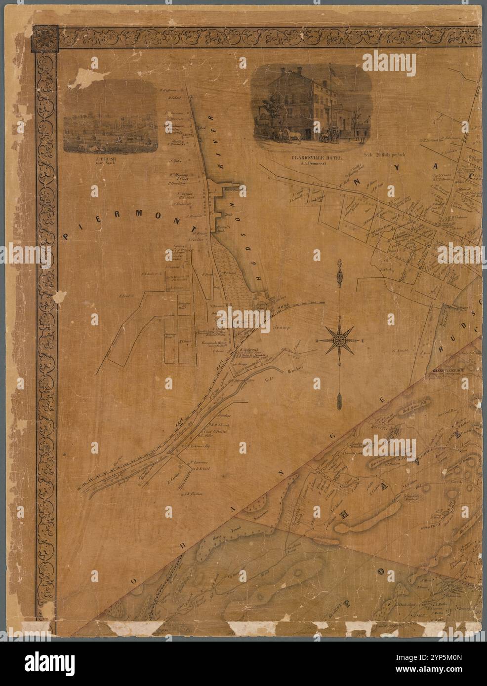 Rockland county map hi-res stock photography and images - Alamy