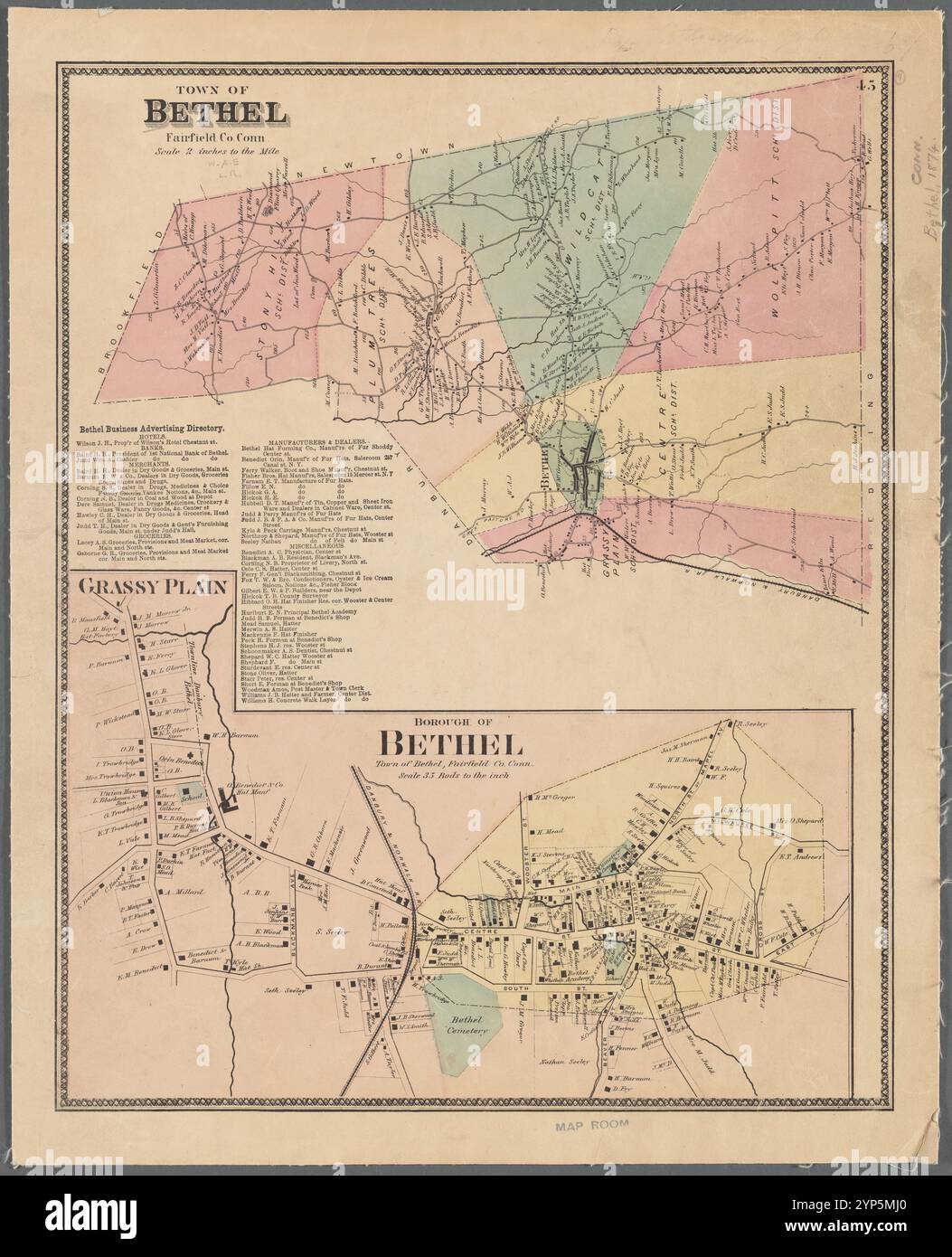 Map of bethel hi-res stock photography and images - Alamy