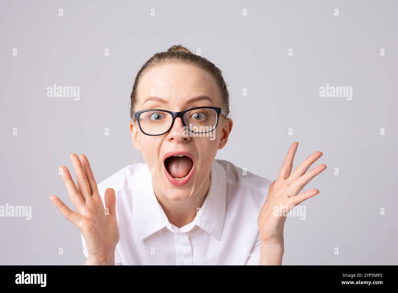Portrait happy laughing girl she hi-res stock photography and images ...
