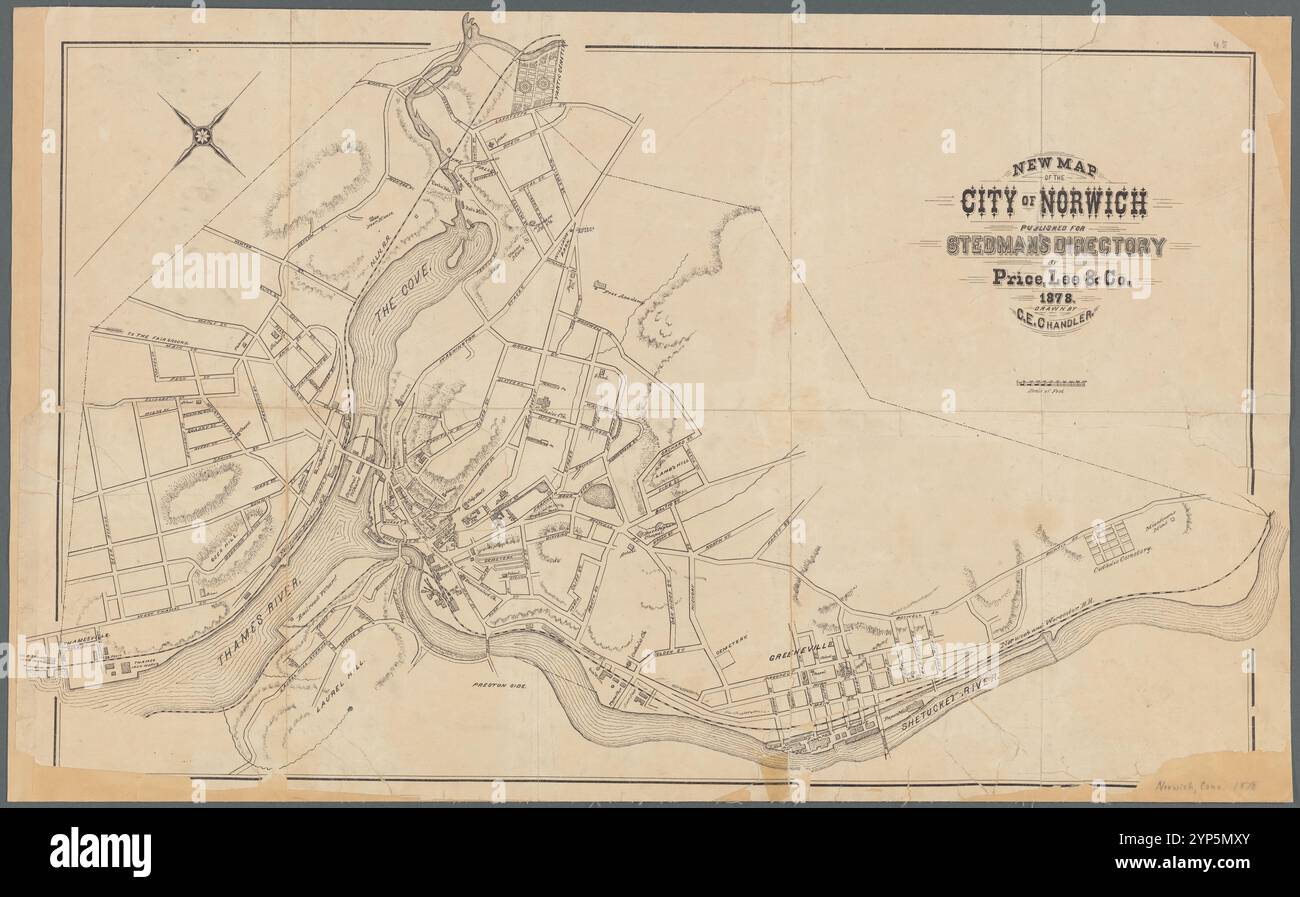 New map of the city of Norwich: published for Stedman's Directory 1878 ...