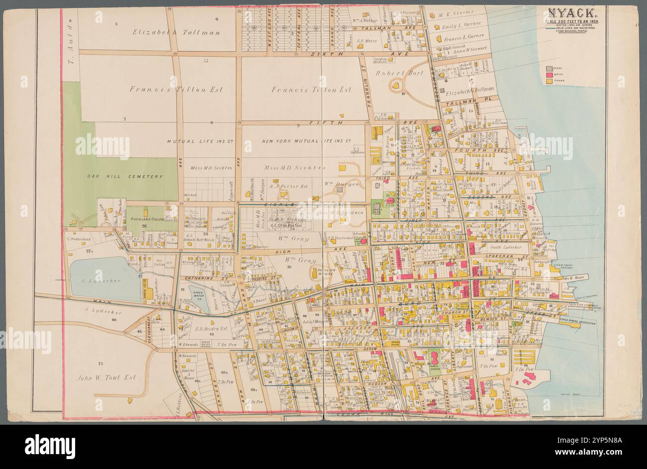 Nyack n y maps hi-res stock photography and images - Alamy