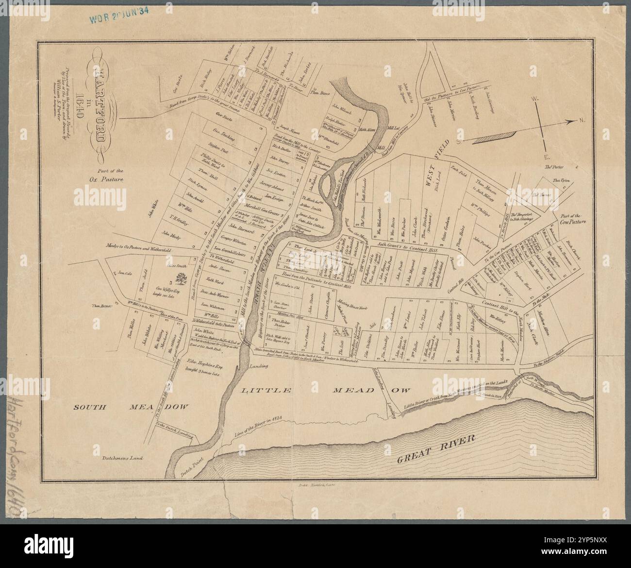 1640 map hi-res stock photography and images - Alamy