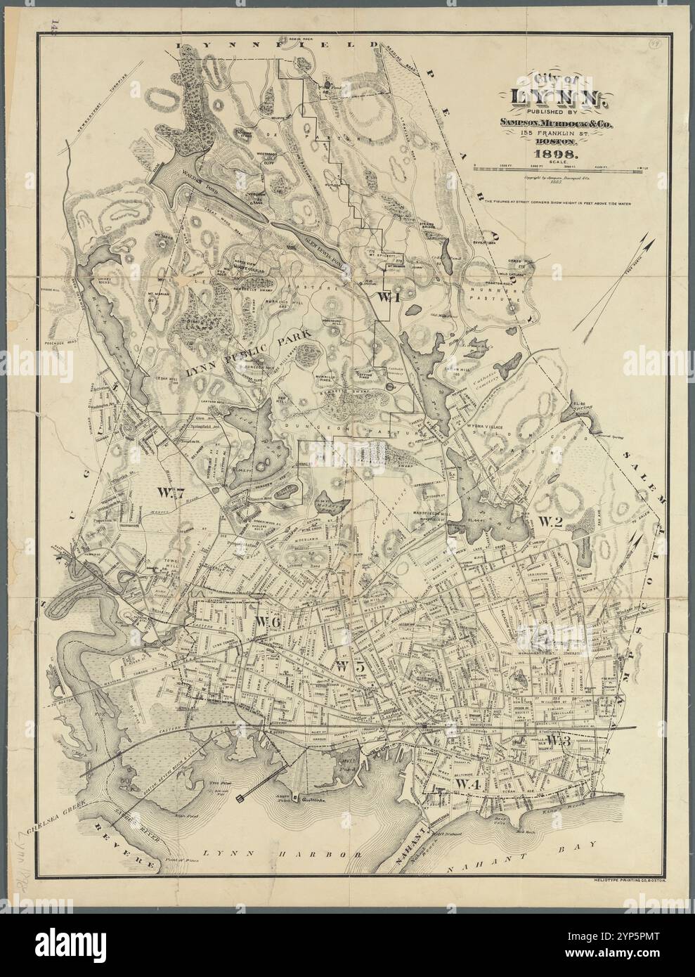 Map of lynn hi-res stock photography and images - Alamy