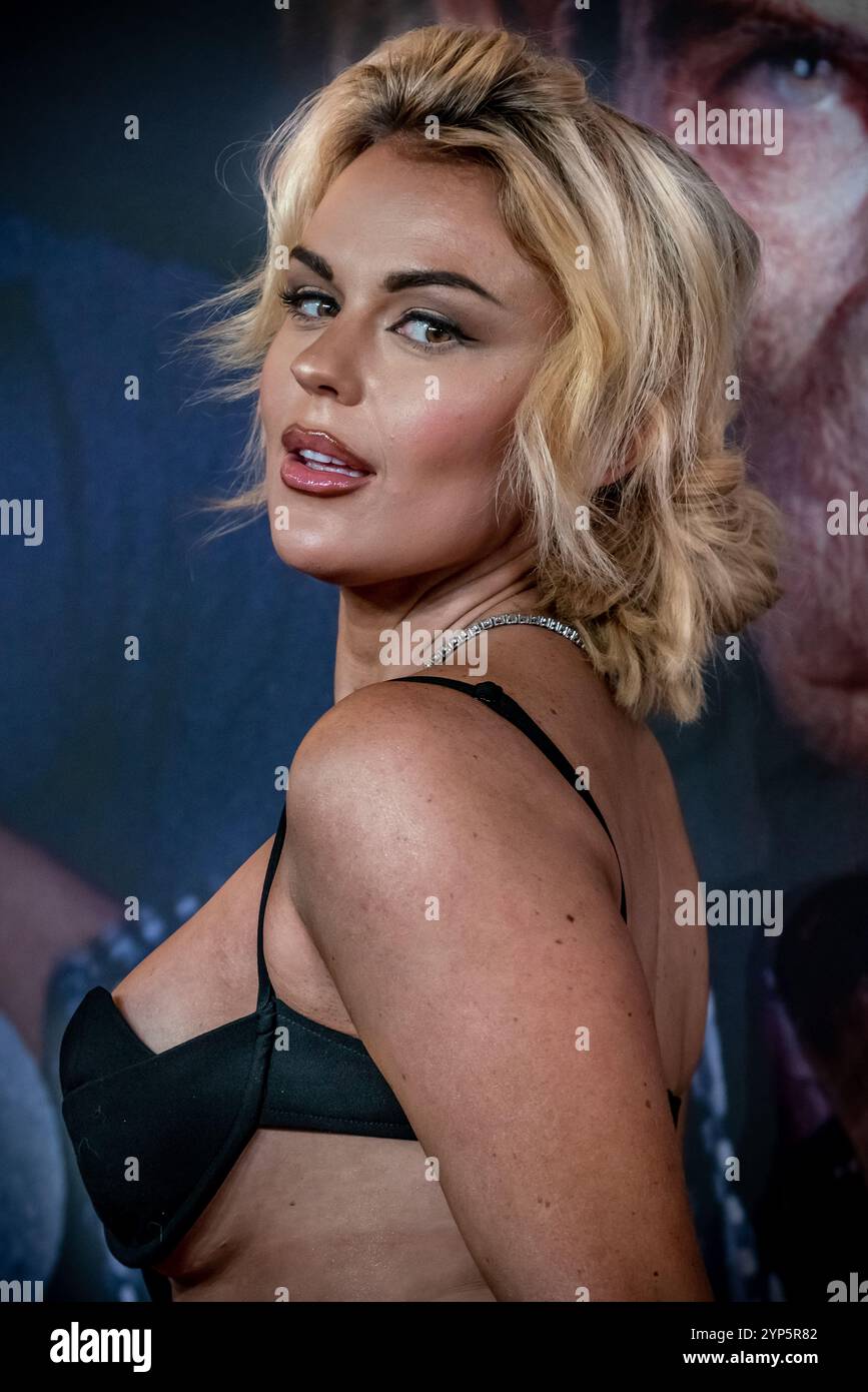 London, UK. 27th November, 2024. Tallia Storm attends the European premiere of Better Man at ...