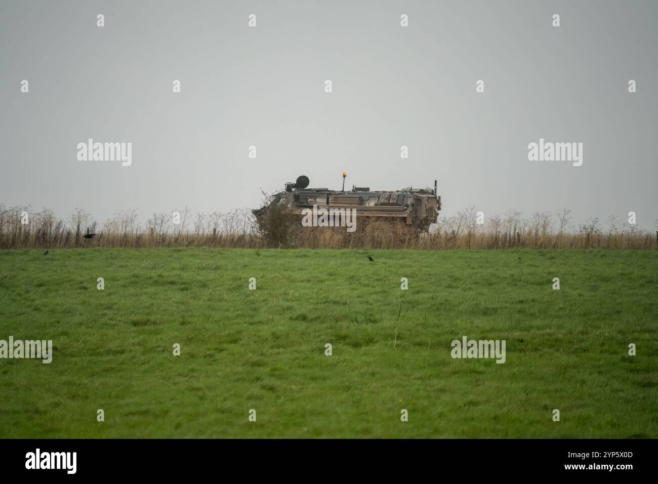 British army Patria Pasi Fuchs (Falcon Squadron) armoured 6x6 vehicle ...