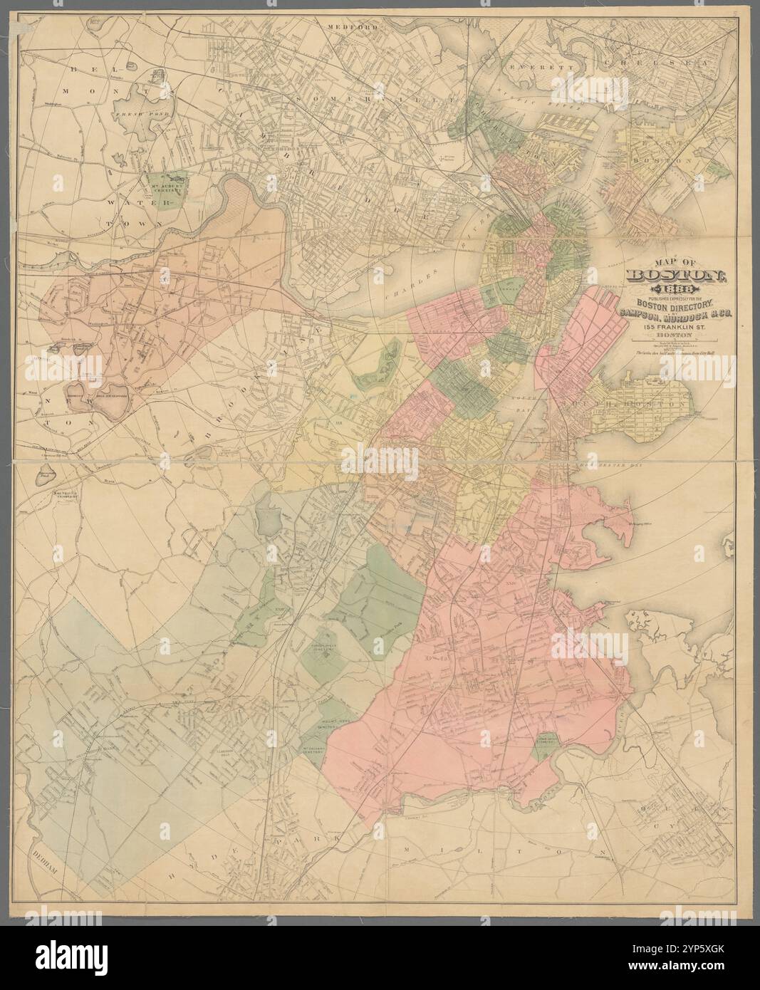 1888 map hi-res stock photography and images - Alamy