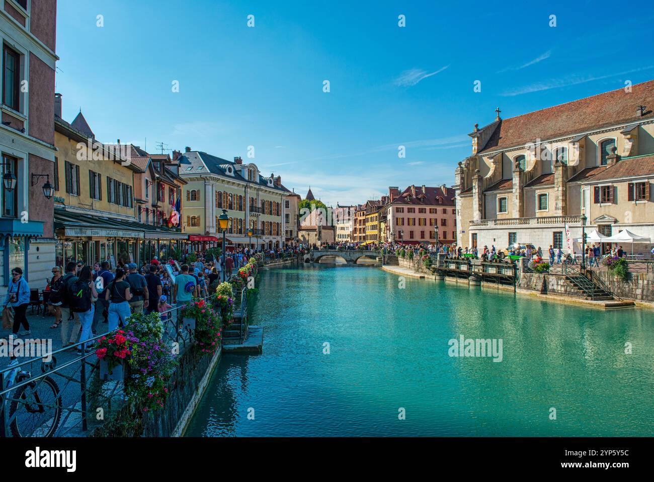 Annecy is an alpine town in southeastern France, where Lake Annecy ...
