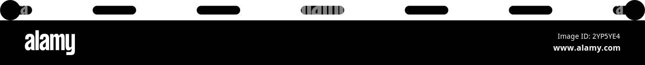Tracing line horizontal element for kids worksheet, dotted line for ...