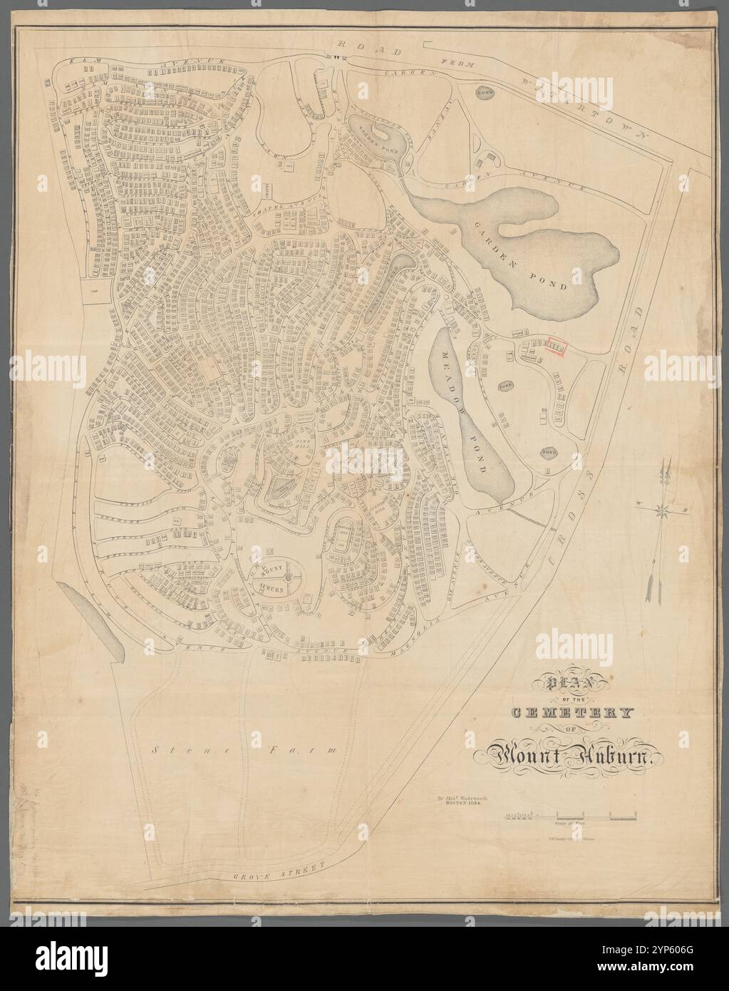 Map of wadsworth hi-res stock photography and images - Alamy