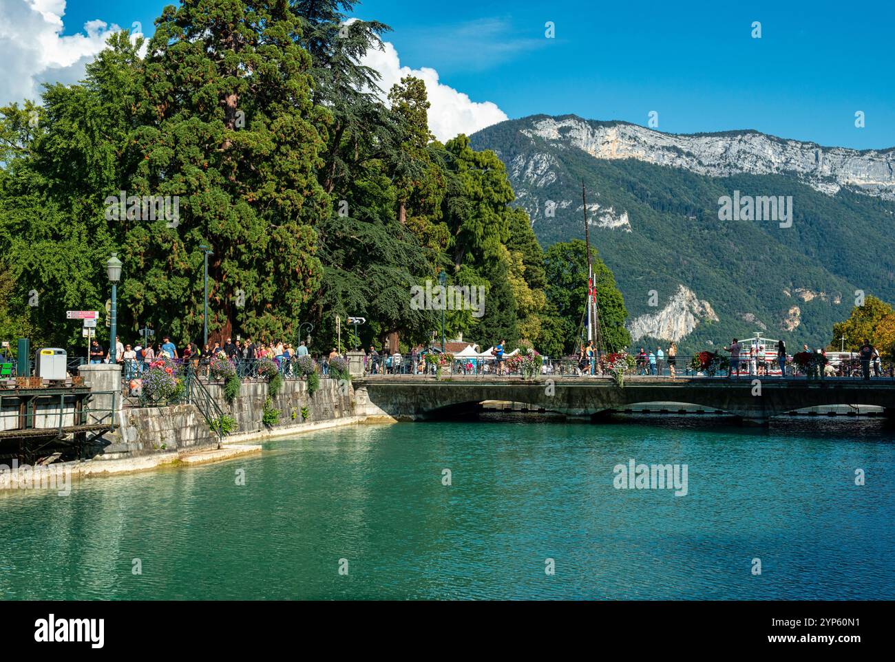 Annecy is an alpine town in southeastern France, where Lake Annecy ...