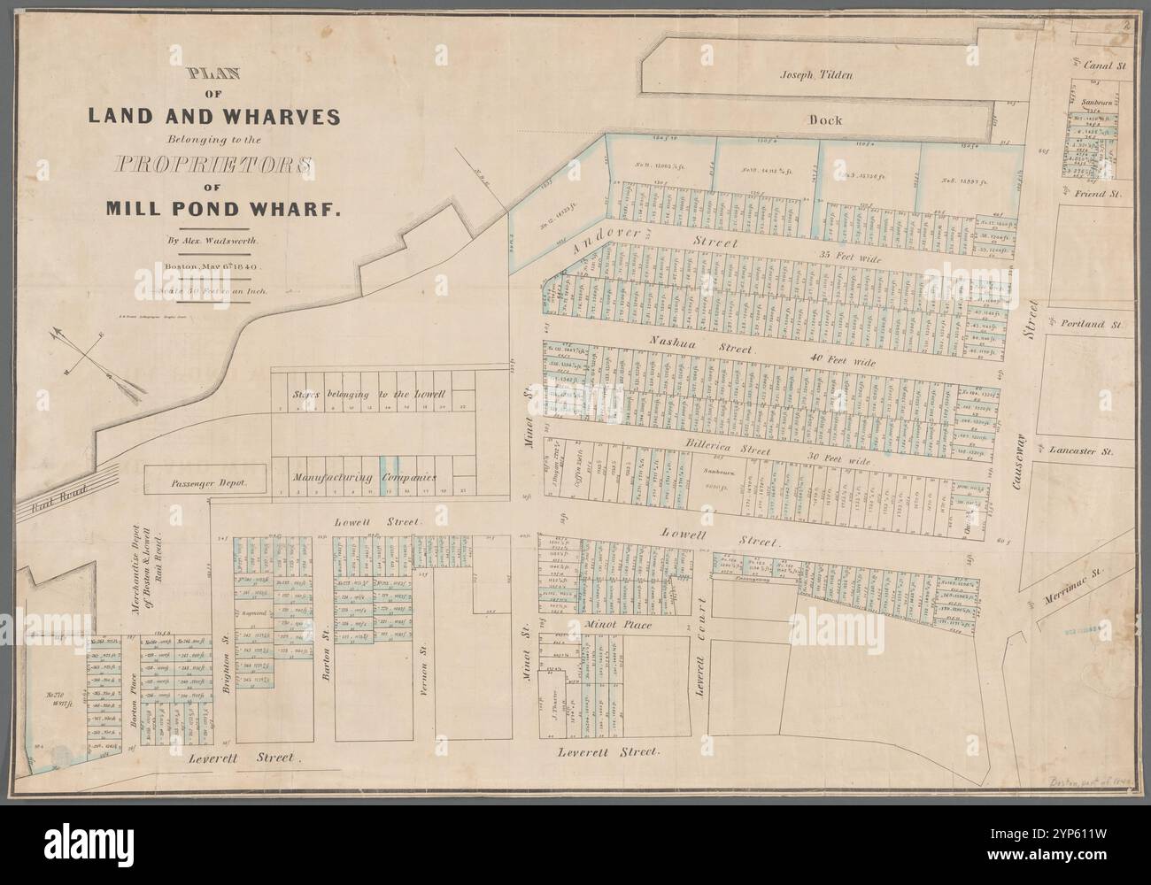 Wadsworth map hi-res stock photography and images - Alamy