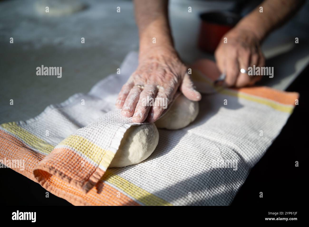 Hands woman making balls hi-res stock photography and images - Alamy