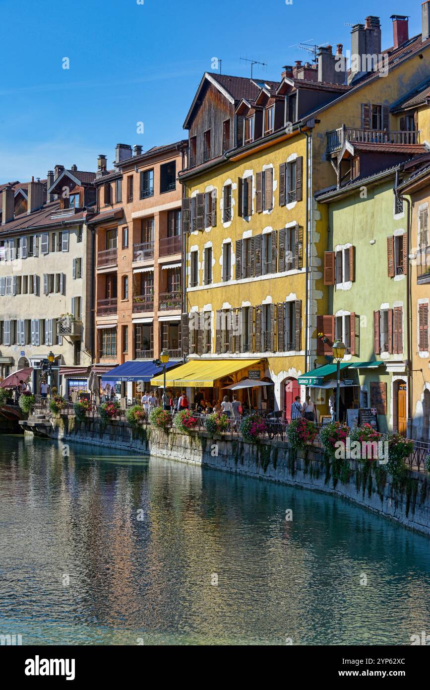 Annecy is an alpine town in southeastern France, where Lake Annecy ...