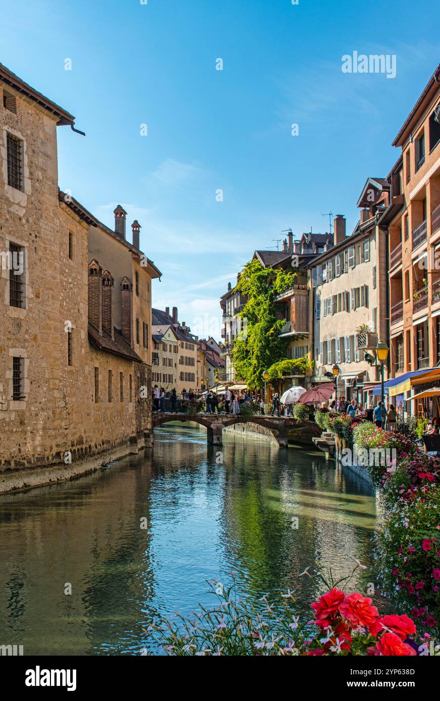 Annecy is an alpine town in southeastern France, where Lake Annecy ...