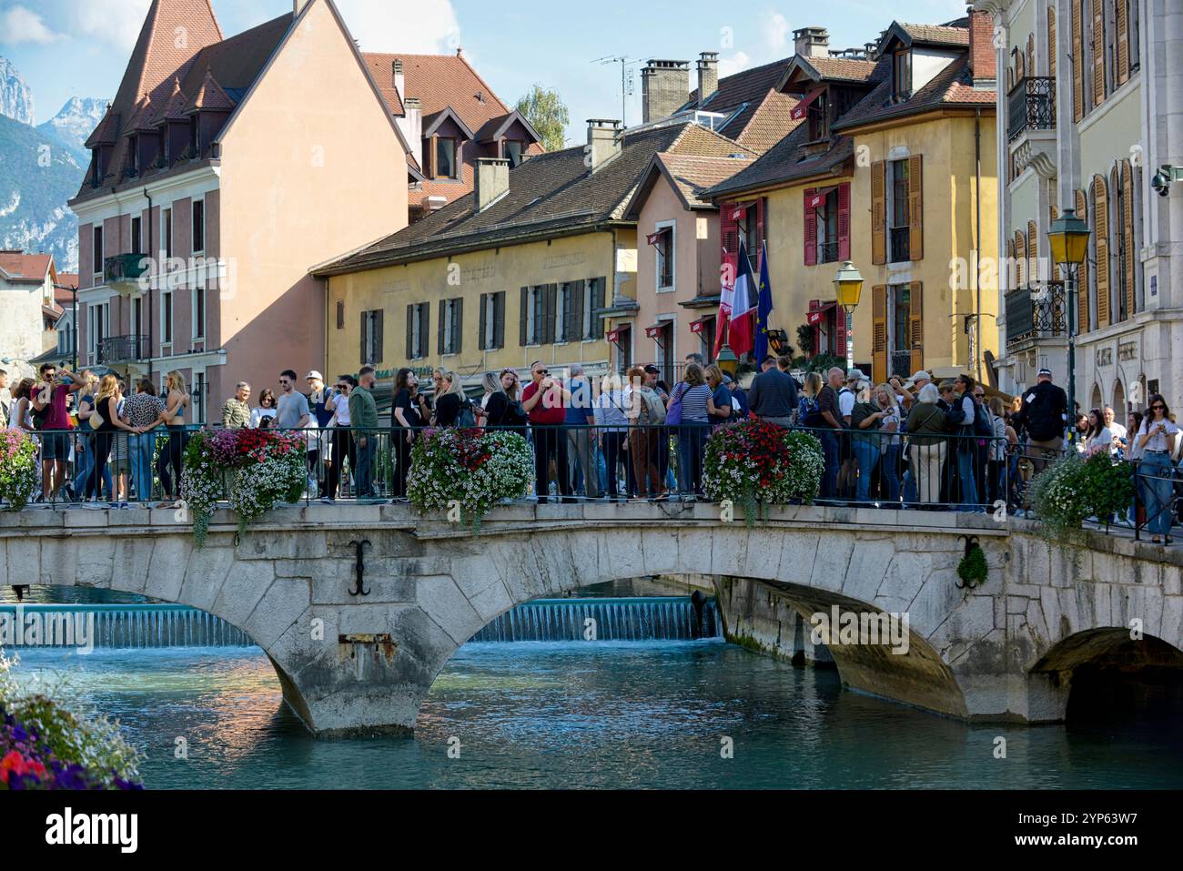 Annecy is an alpine town in southeastern France, where Lake Annecy ...