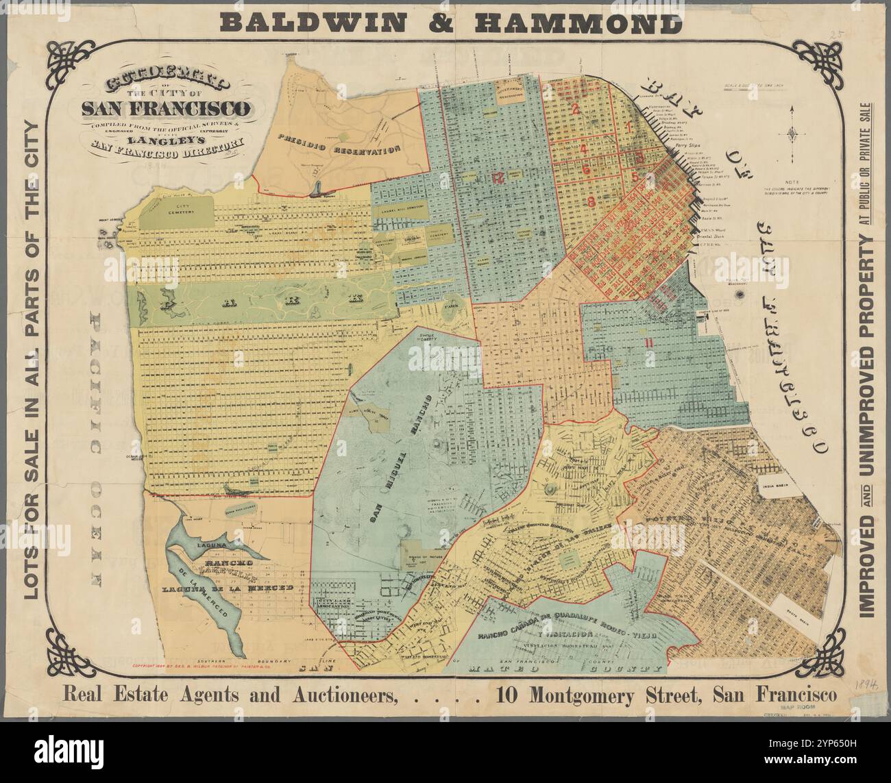Guidemap of the City of San Francisco : compiled from the official surveys & engraved expressly ...