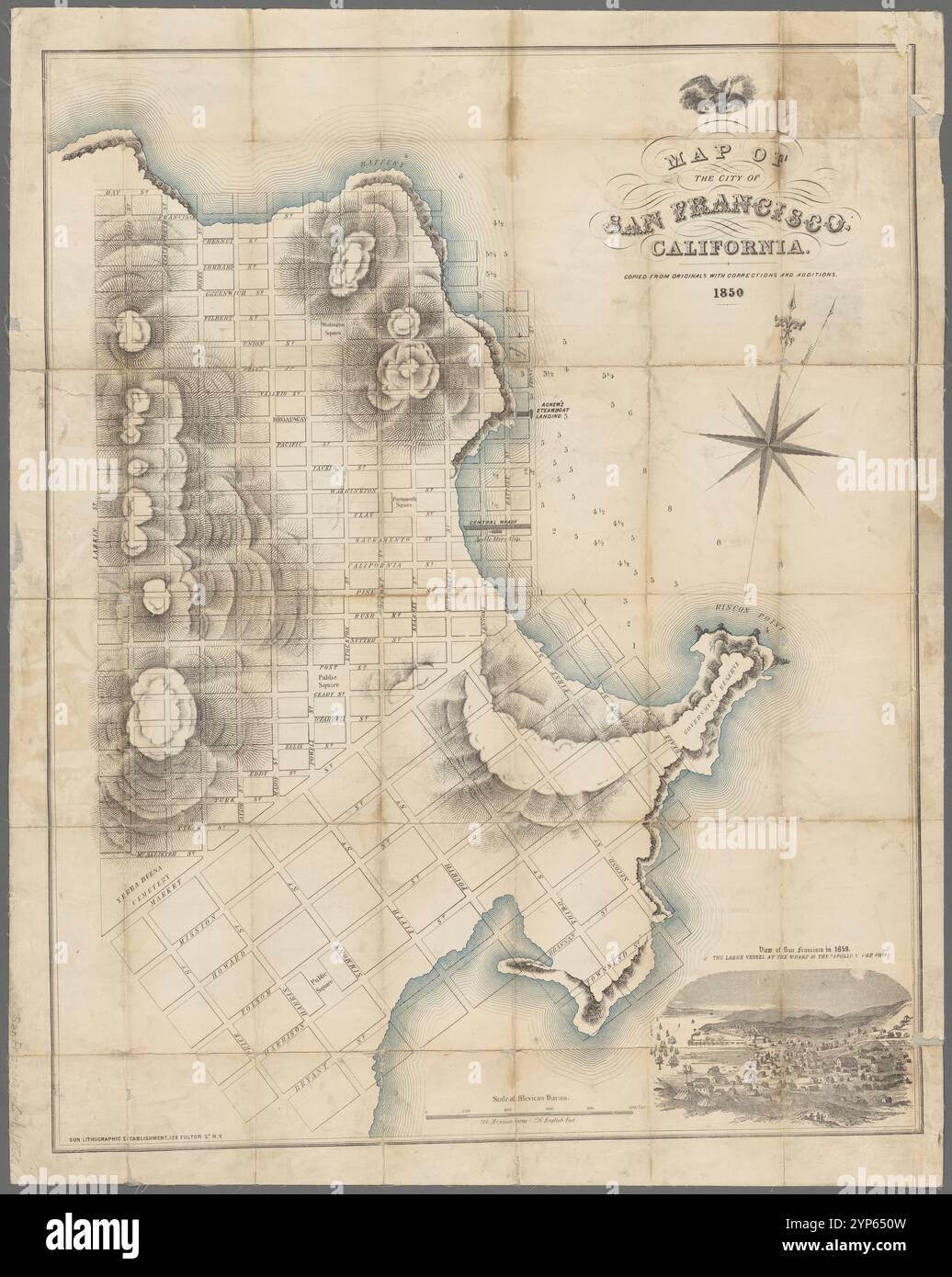 Map of the city of San Francisco, California : copied from originals ...