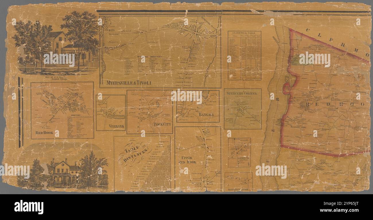 Charles city county map hi-res stock photography and images - Alamy