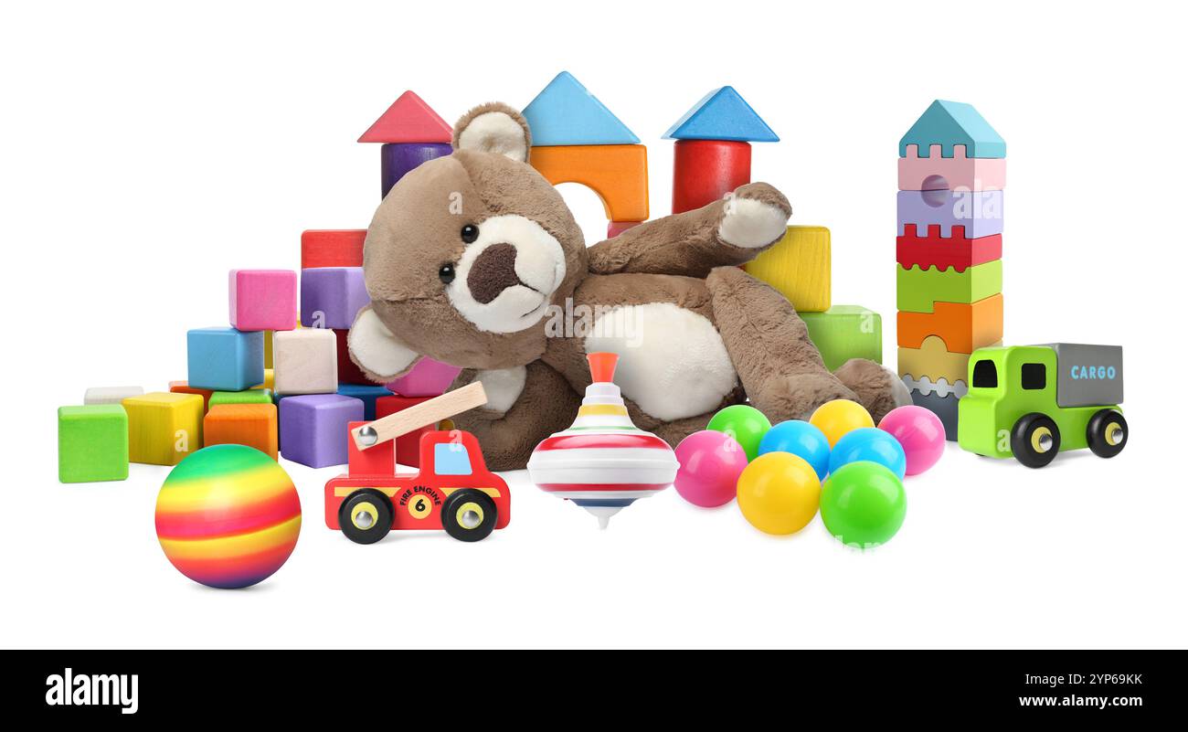 Colorful teddy bear child Cut Out Stock Images & Pictures - Alamy