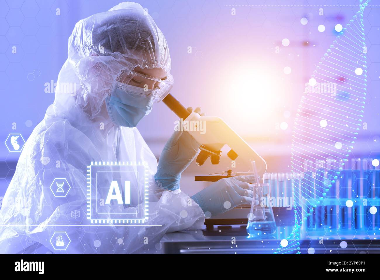 Ai in genetics hi-res stock photography and images - Alamy