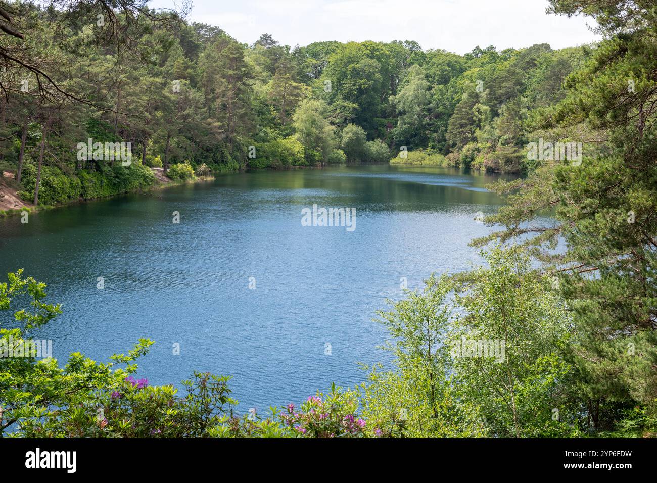 Photo of the Blue Pool in Dorset Stock Photo - Alamy