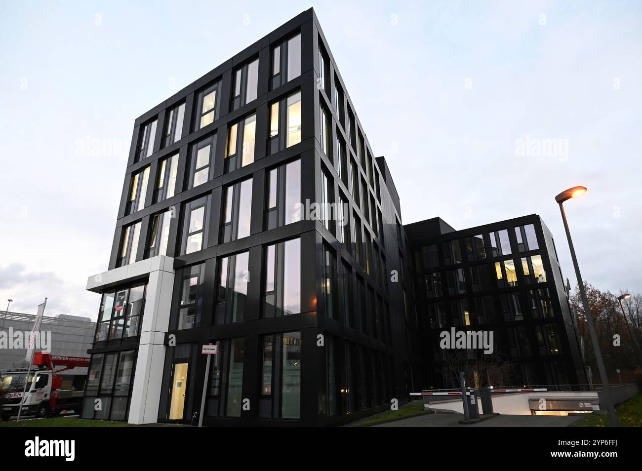 The GERRESHEIMER AG headquarters, general, feature, marginal motif ...