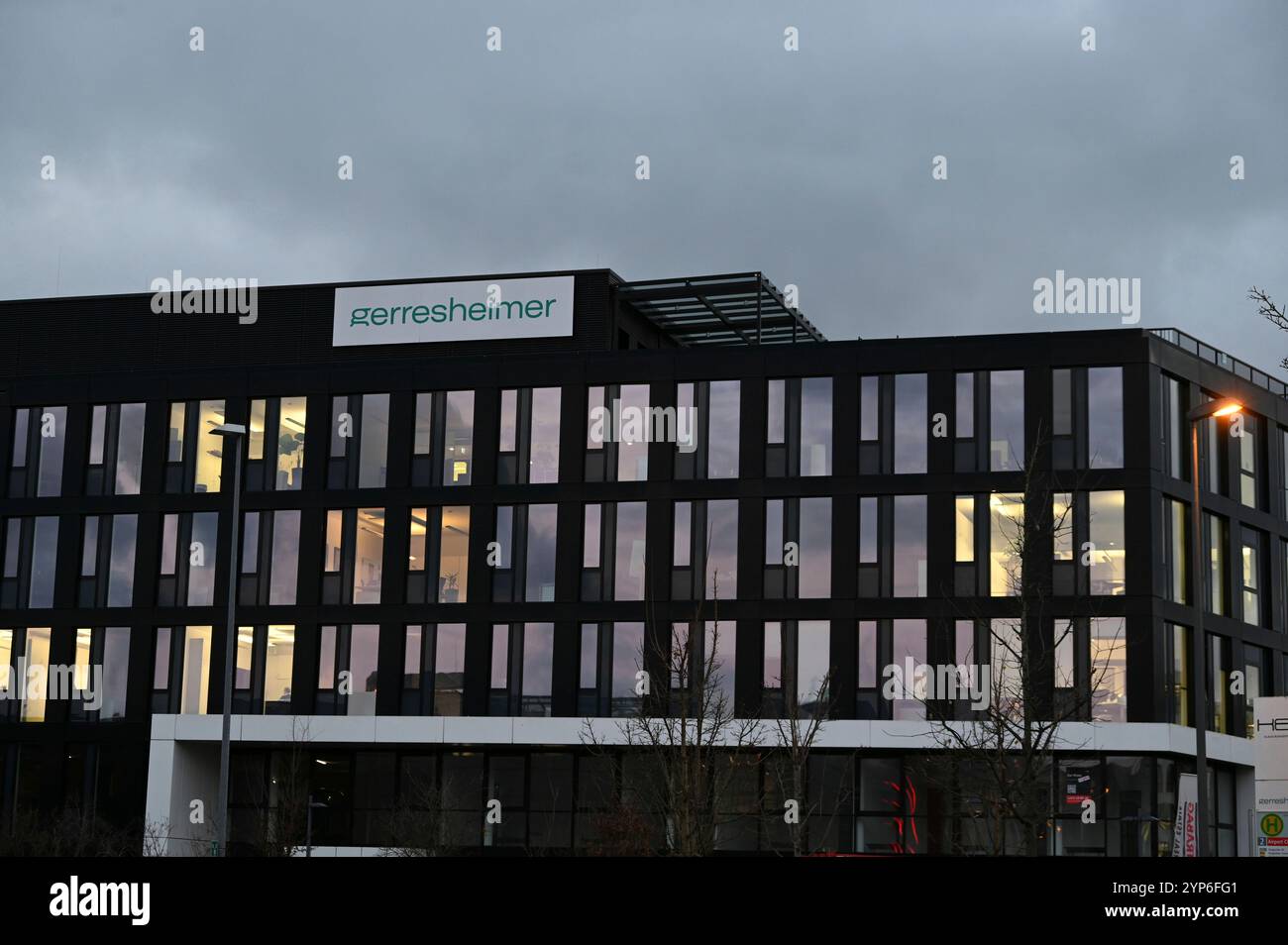 The GERRESHEIMER AG headquarters, general, feature, marginal motif ...