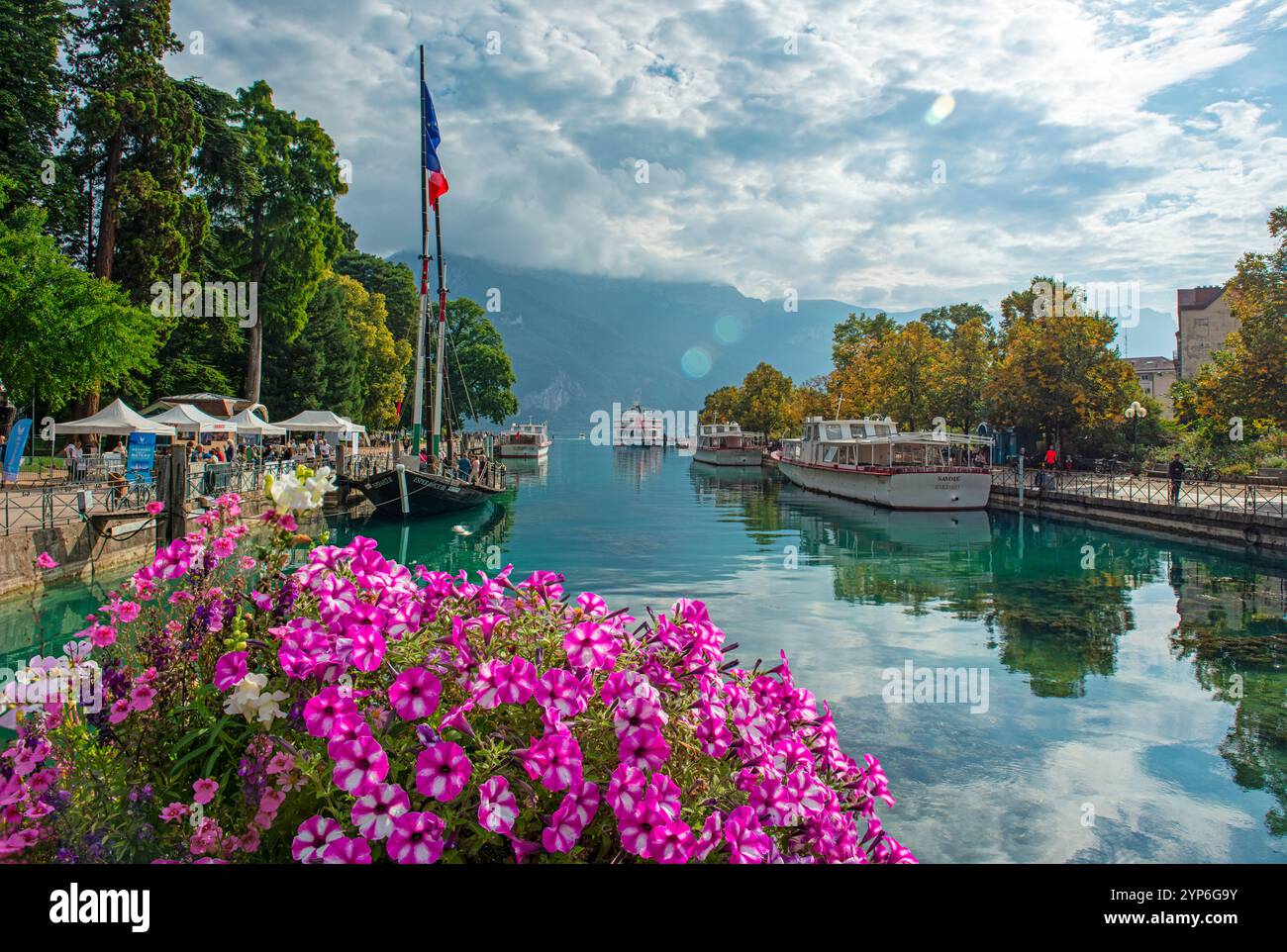 Annecy is an alpine town in southeastern France, where Lake Annecy ...