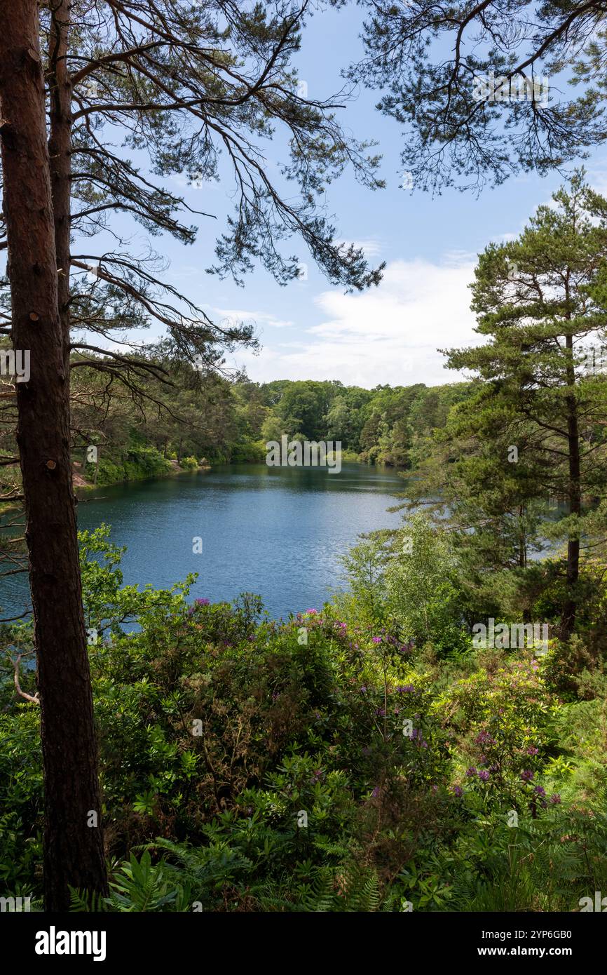 Photo of the Blue Pool in Dorset Stock Photo - Alamy