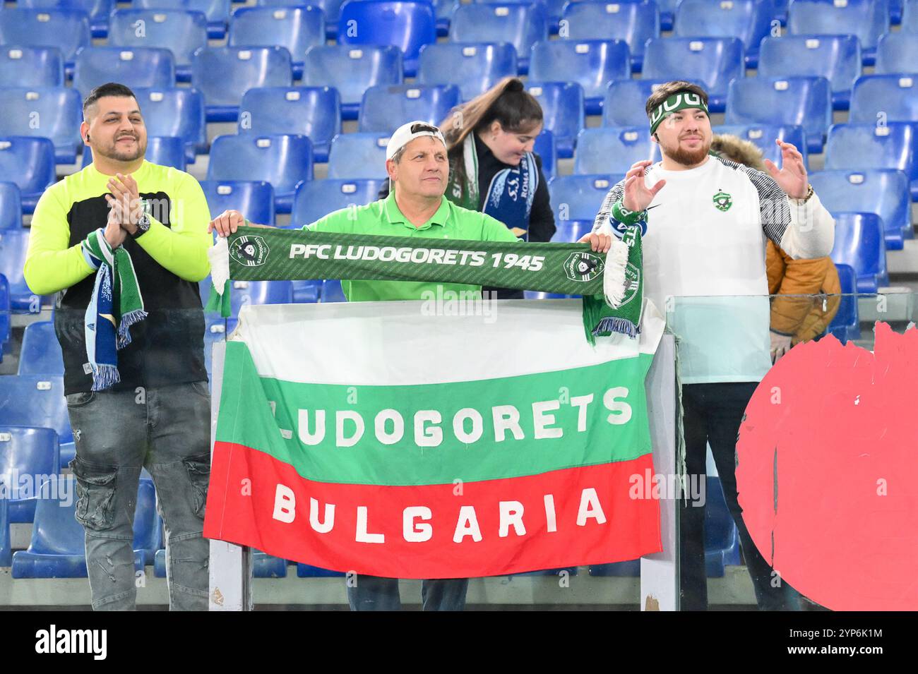 Lazio supporters uefa olimpico hi-res stock photography and images - Alamy