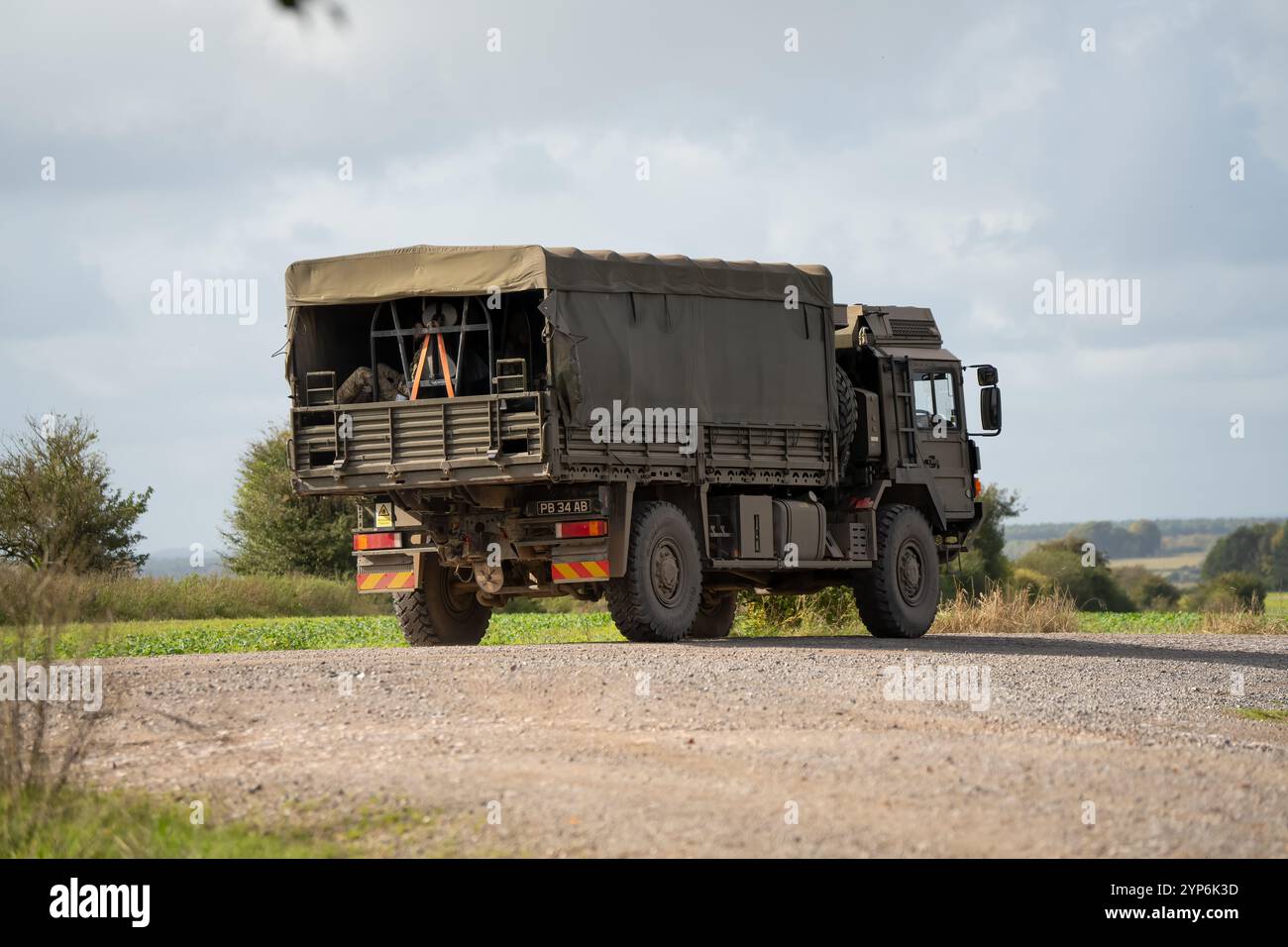 British army military utility vehicles in action Stock Photo - Alamy