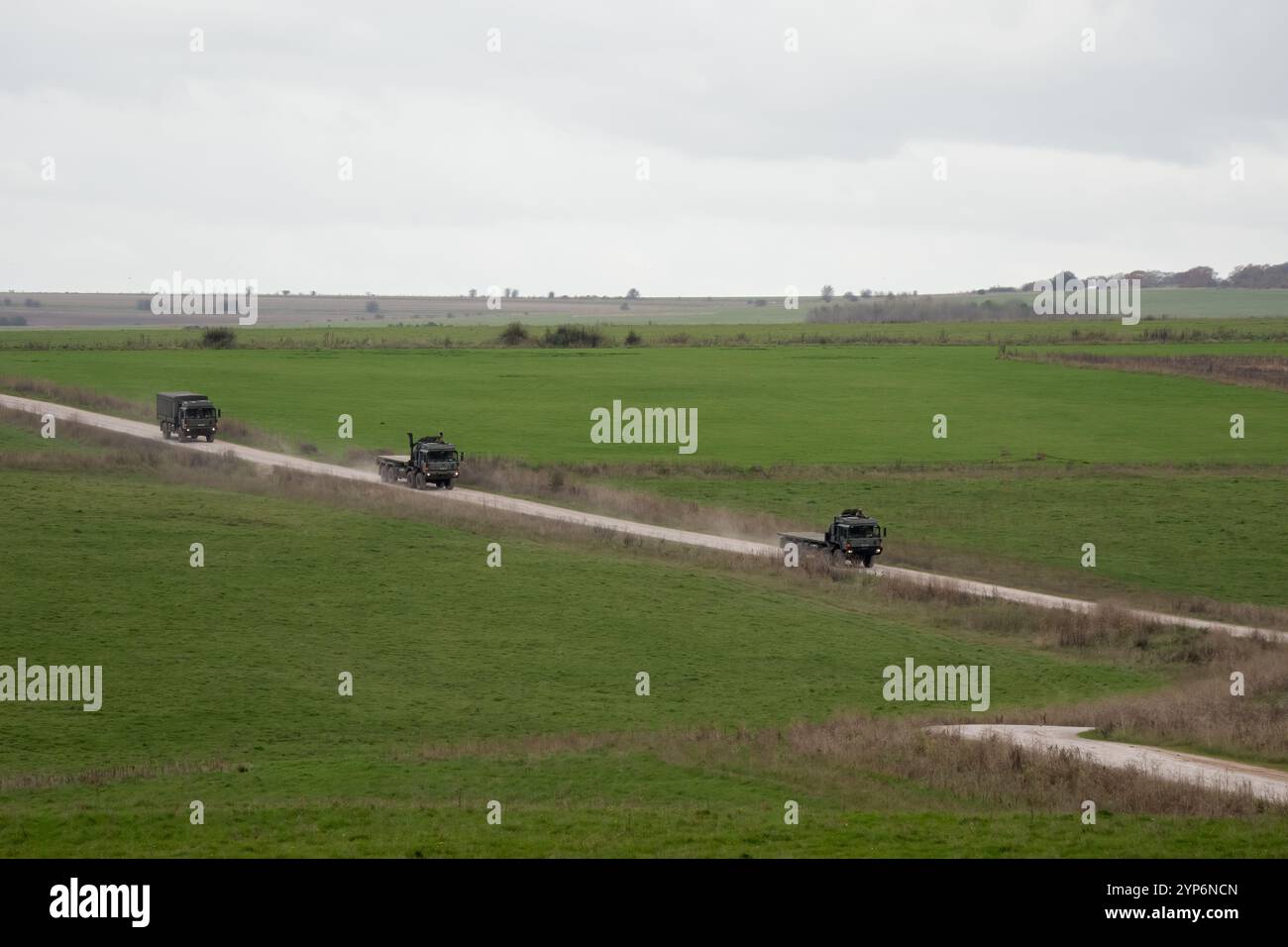 British army military utility vehicles in action Stock Photo - Alamy