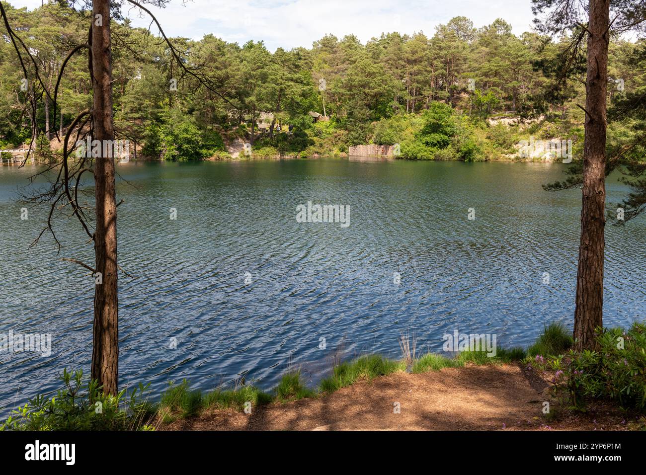 Photo of the Blue Pool in Dorset Stock Photo - Alamy