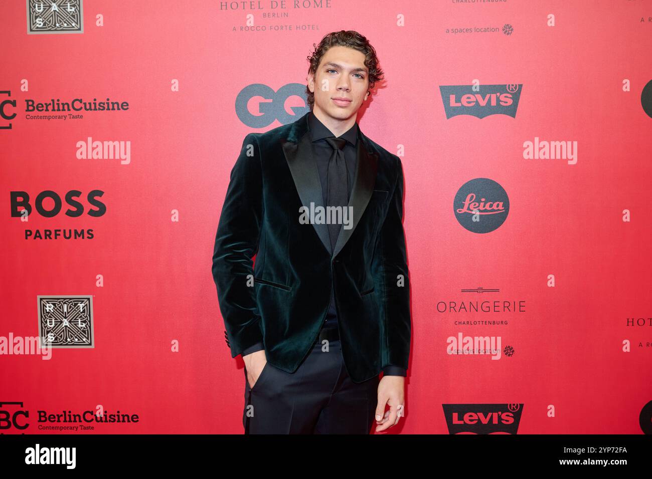 Berlin, Germany. 28th Nov, 2024. Elias Becker, model, attends the 26th ...