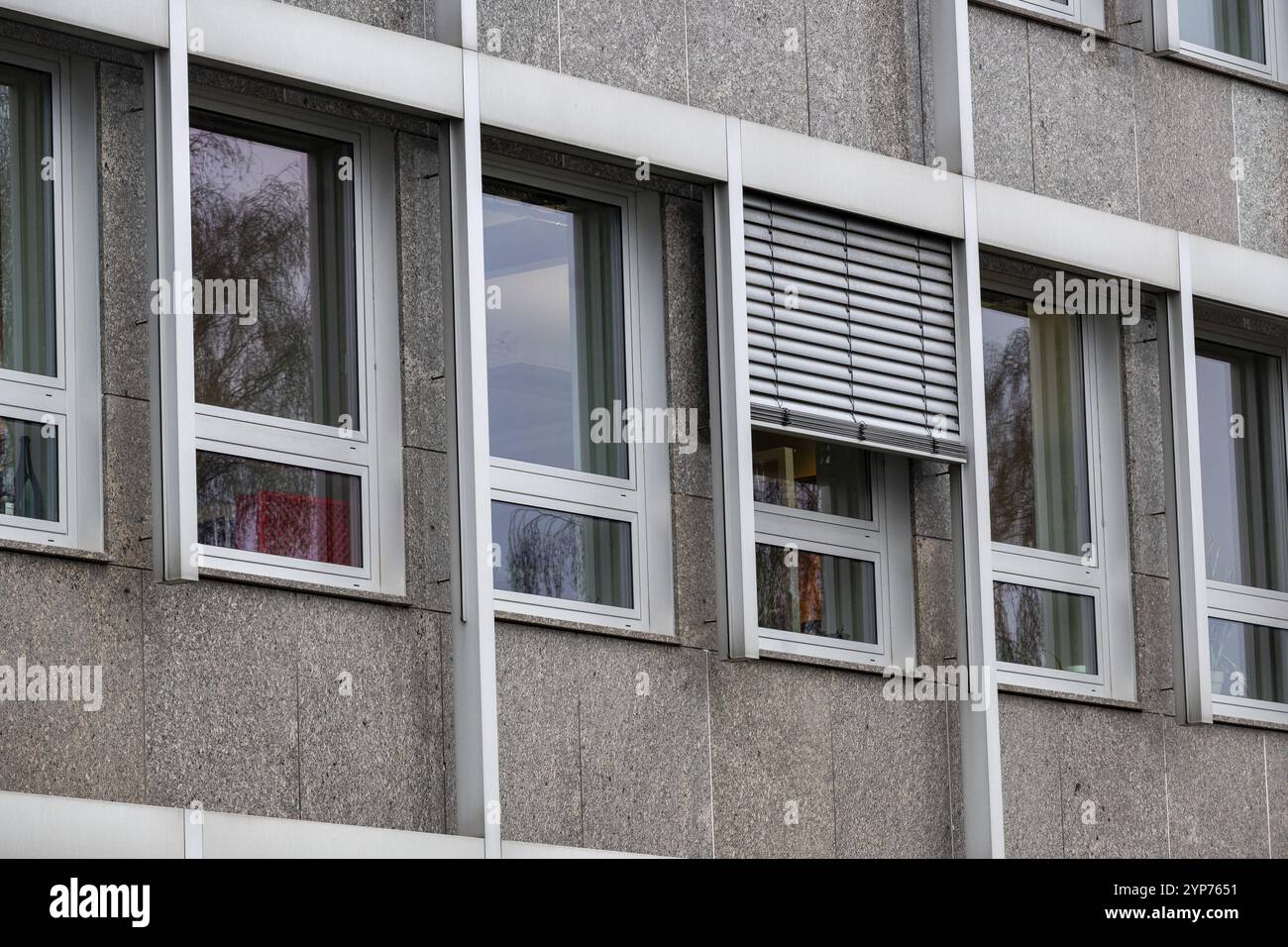 Facade of an office building from the 60s Stock Photo - Alamy