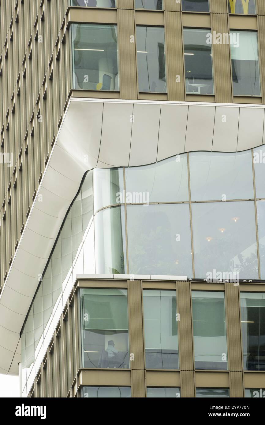 Partial view of the ultra-modern Dutch office towers Stock Photo - Alamy