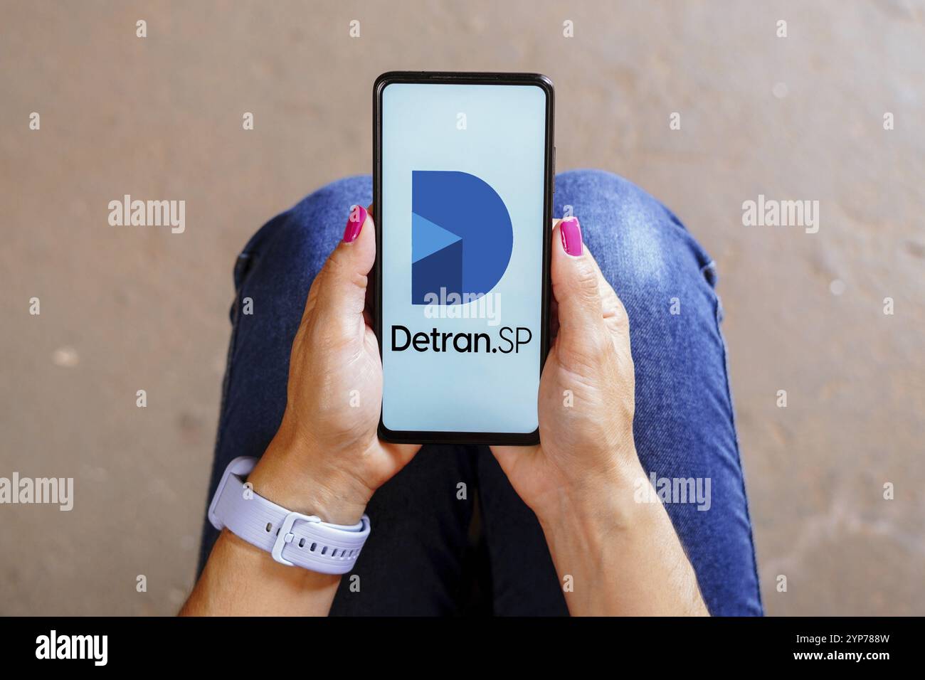 Detran sp logo hi-res stock photography and images - Alamy