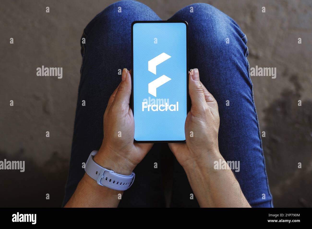 Fractal depiction logo hi-res stock photography and images - Alamy