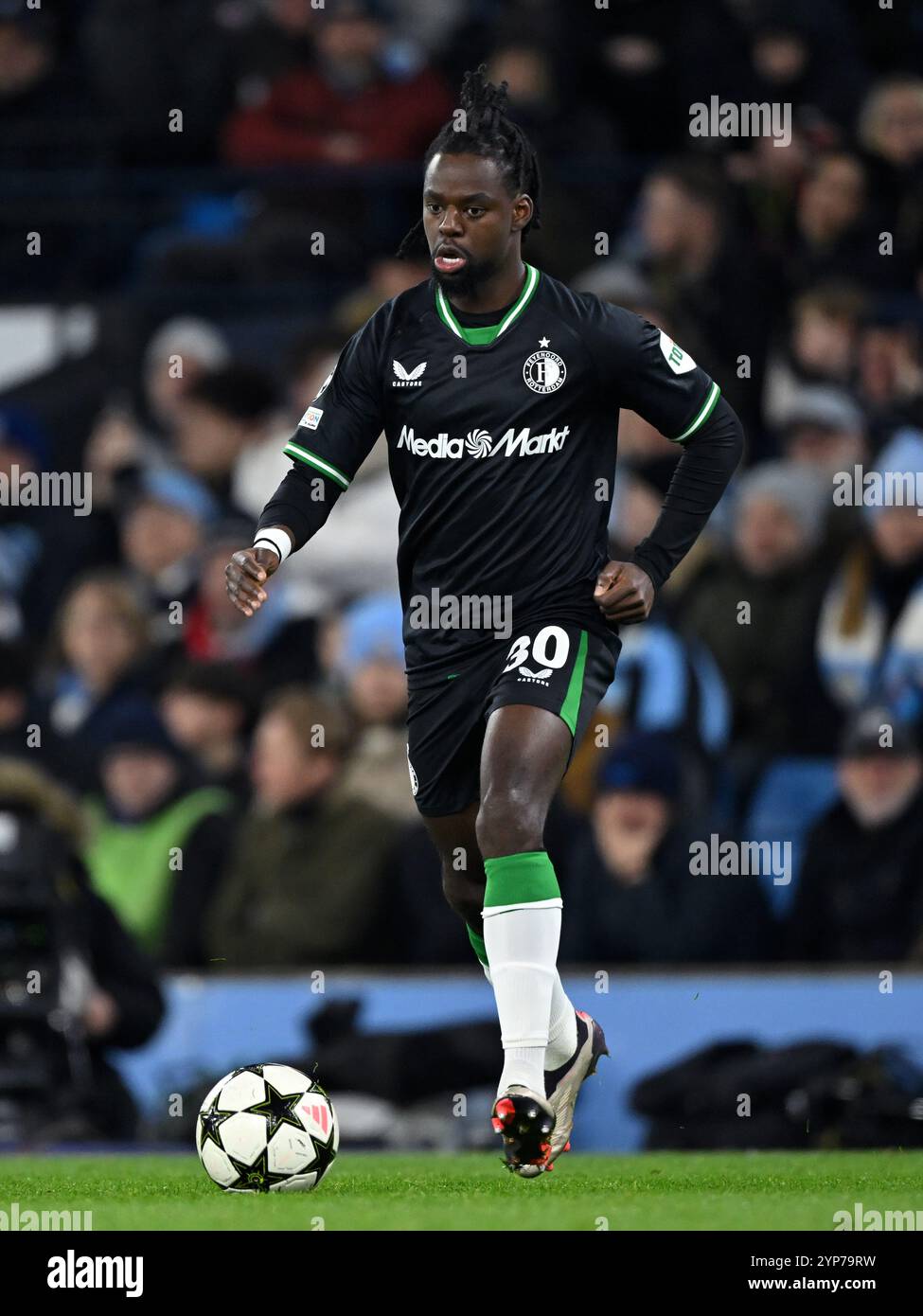 MANCHESTER - Jordan Lotomba of Feyenoord during the UEFA Champions ...